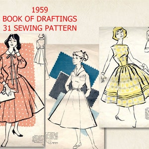 1959 Vintage Sewing Patterns Book: 1950s USSR Fashion (PDF Download) - Etsy