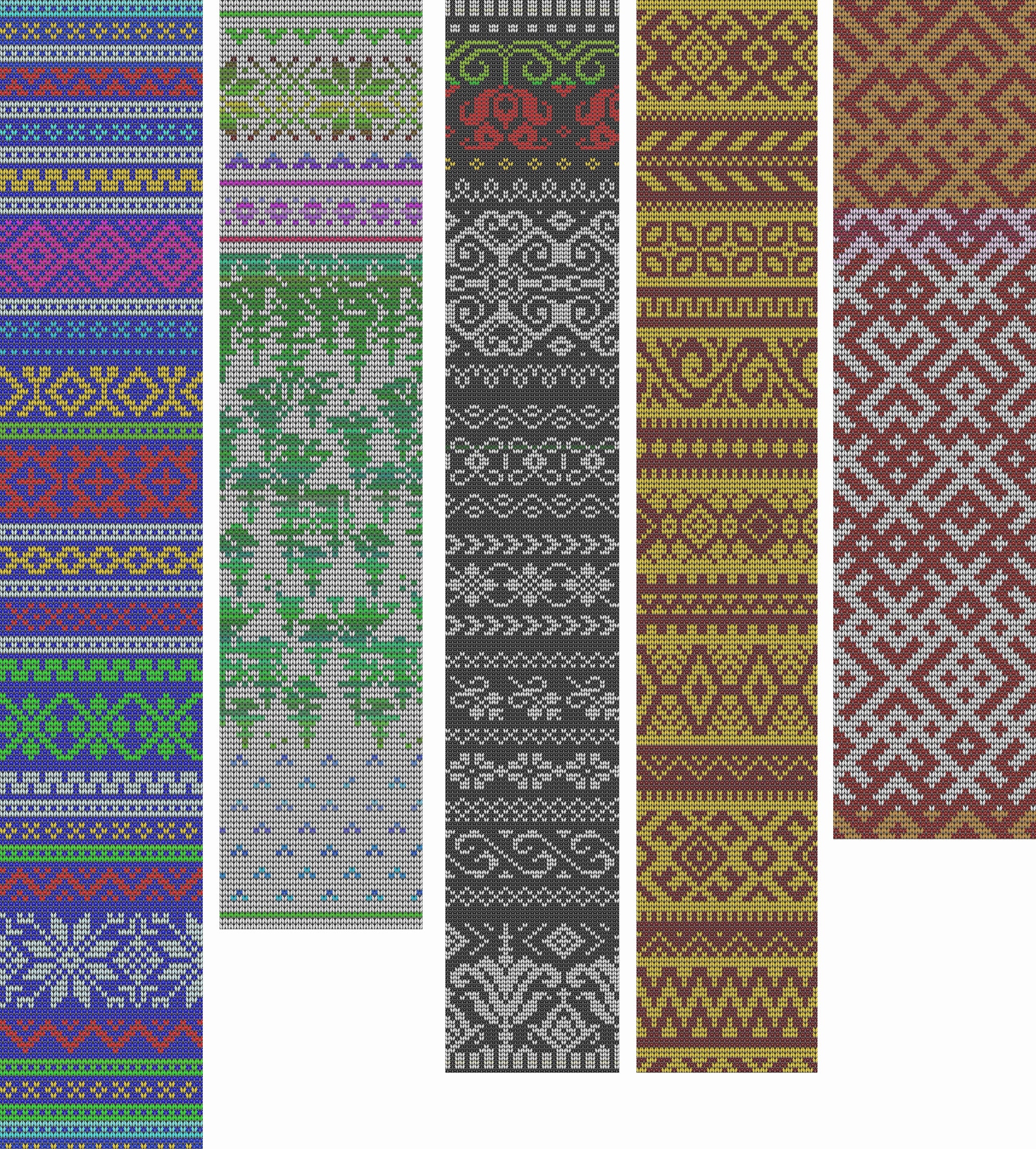 21 X Jacquard Punch Cards for Toyota Knitting Machine , Punch Card ...