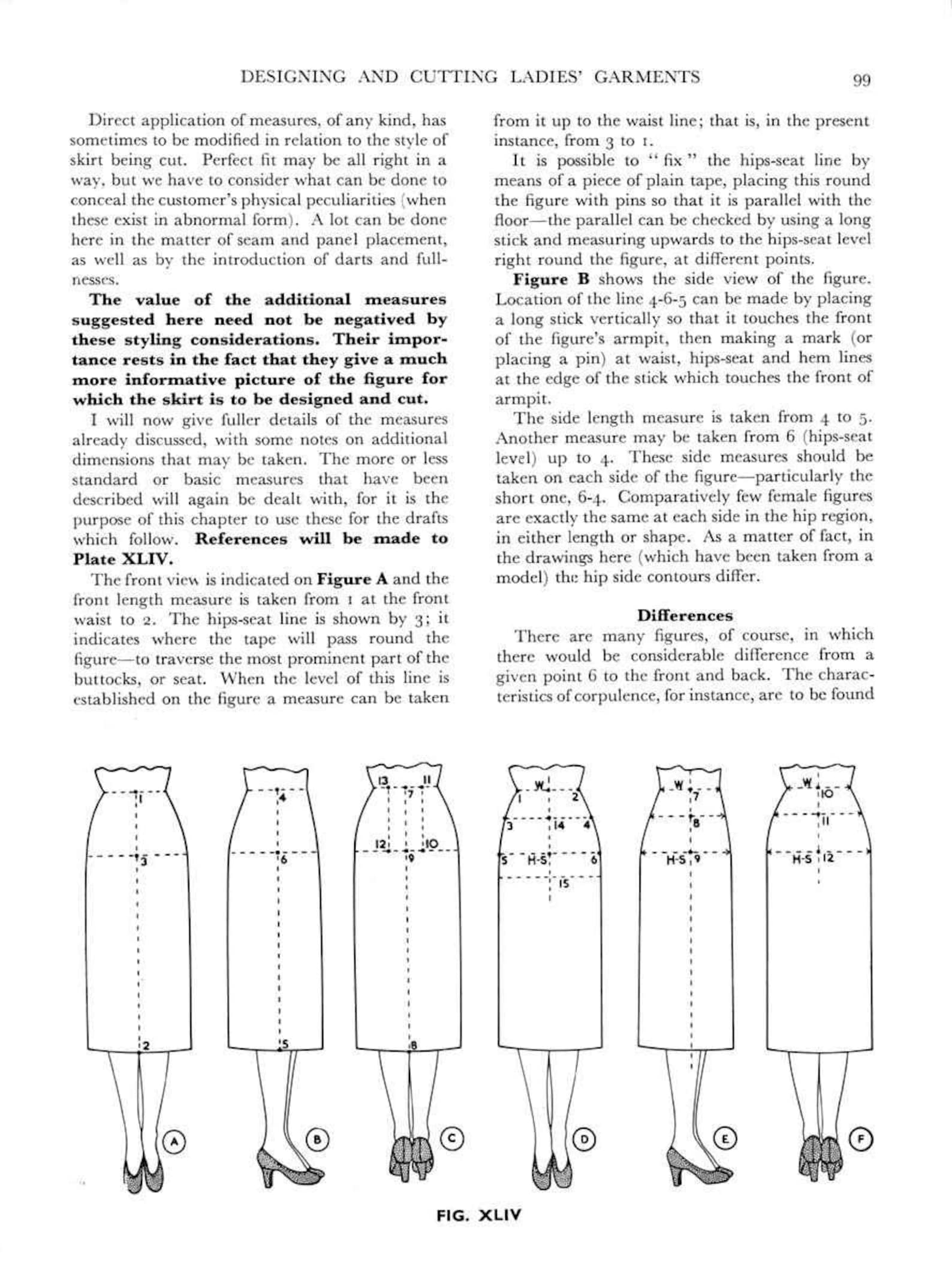 Vintage Sewing Book, Sewing Patterns Drafting Dressmaking, Fitting and ...