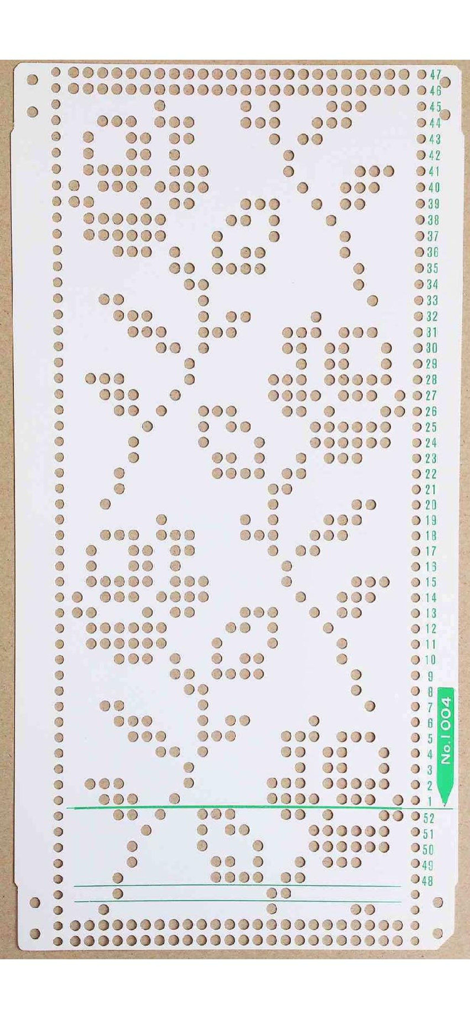 40 Toyota Punch Cards , Knitting Machine Punch Card Patterns , Ebook ...