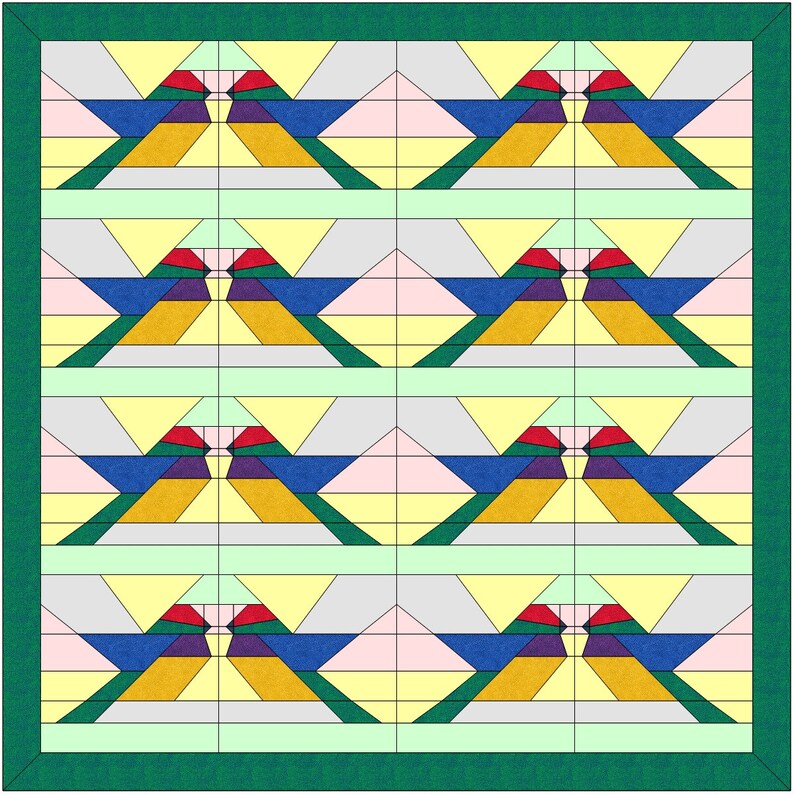 Bird Quilt Pattern Pdf, Digital Quilt Block Pattern, Quilt Patterns ...