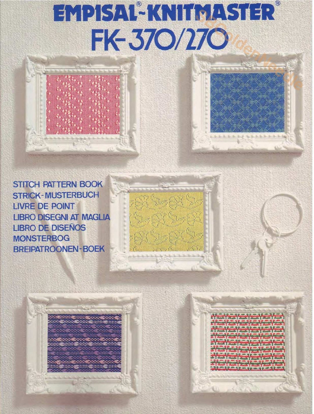 SILVER REED Stitch Pattern Book, Machine Knitting Magazine, Punch Card ...
