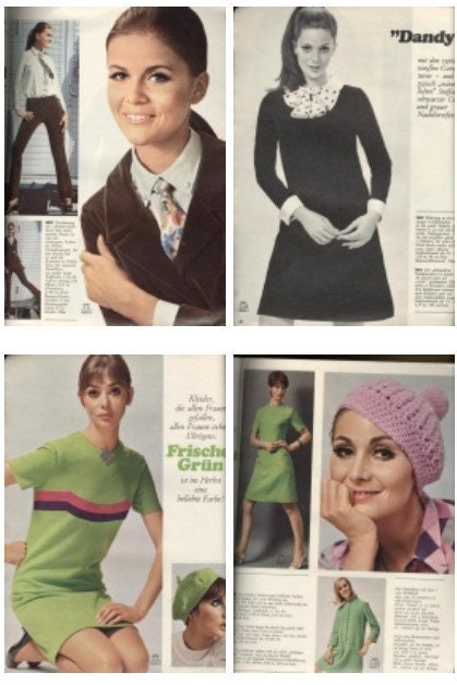 8/1967 Burda Moden Burda 1960s Vintage Sewing Patterns - Etsy
