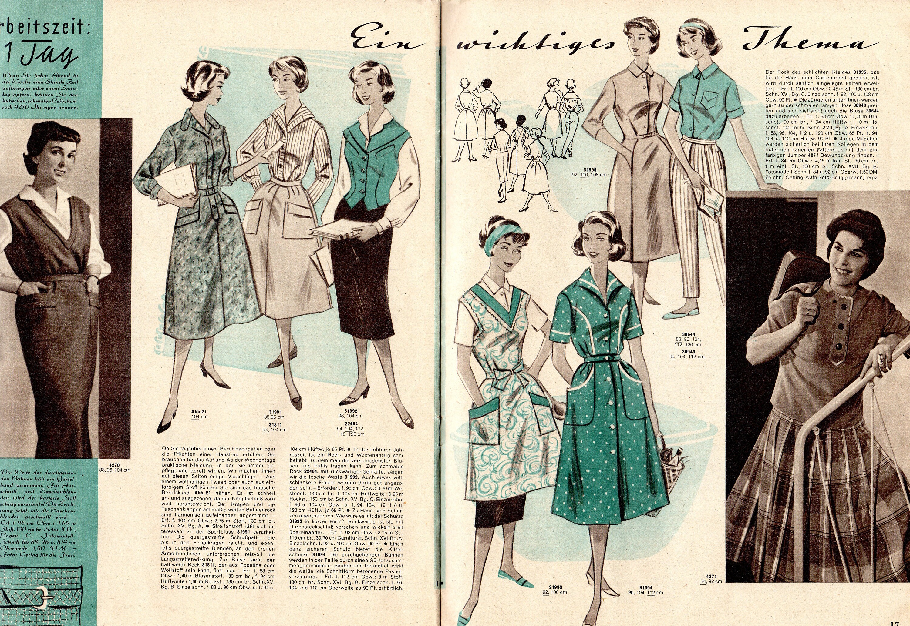1960s Sewing Patterns: Vintage Fashion Magazine- Restored Digital ...