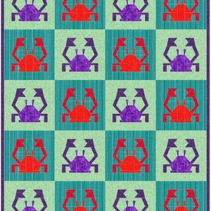 Crab Quilt Pattern Pdf, Digital Quilt Block Pattern, Quilt Patterns PDF ...