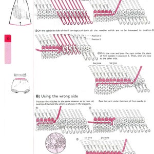 Brother Knitting Techniques , Knitting Machine Tutorial Book, Knitting ...