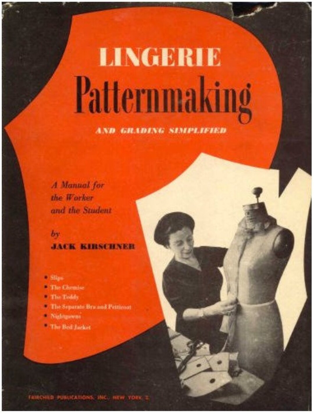 Vintage Sewing Book, Lingerie Pattern Making and Drafting, Dressmaking ...