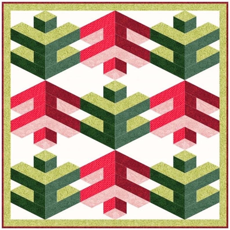 Digital Quilt Block Pattern, Quilt Patterns Modern, 3d Quilt Pattern ...