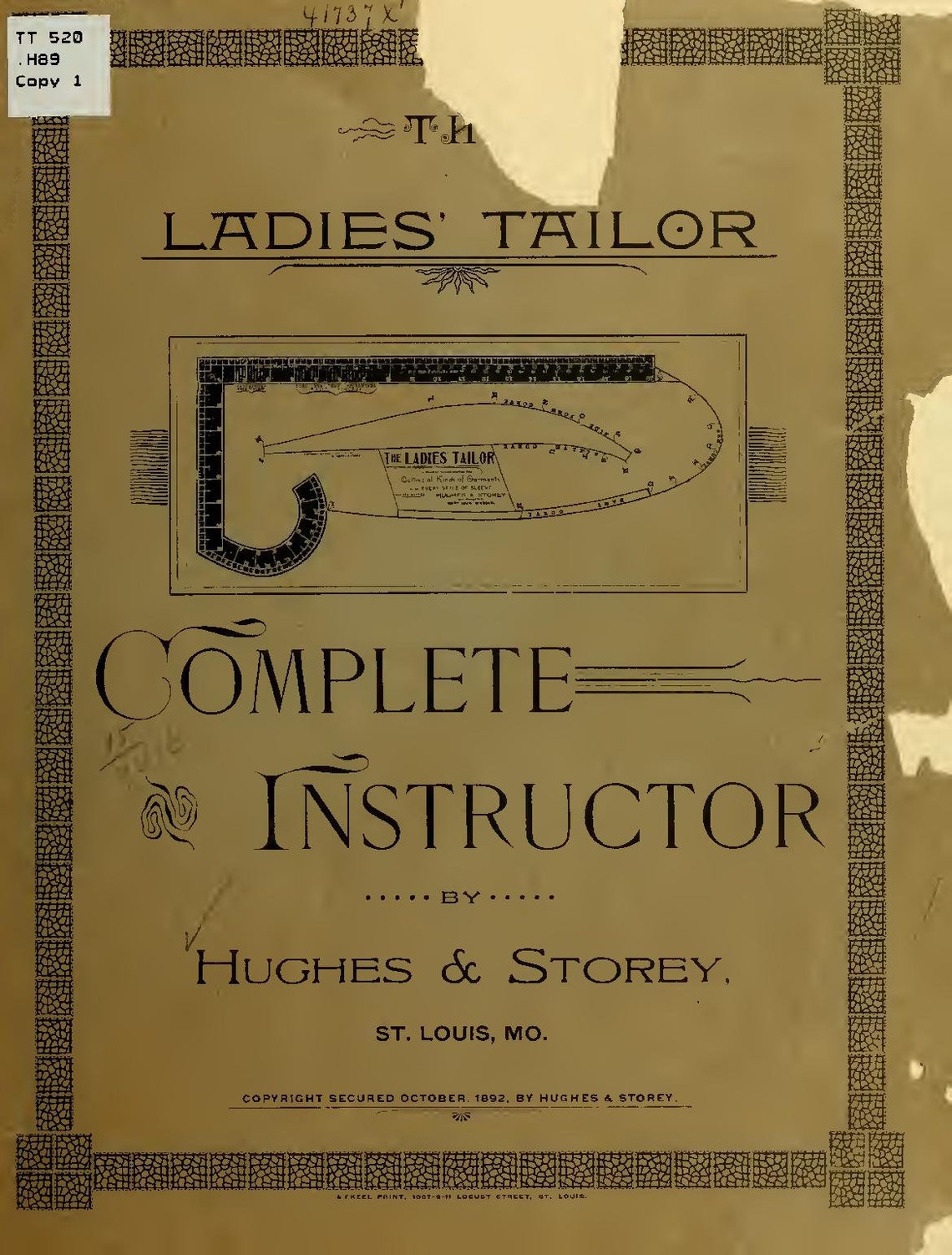 1892 Ladies Tailor System: Dressmaking & Costume Design (PDF Download ...