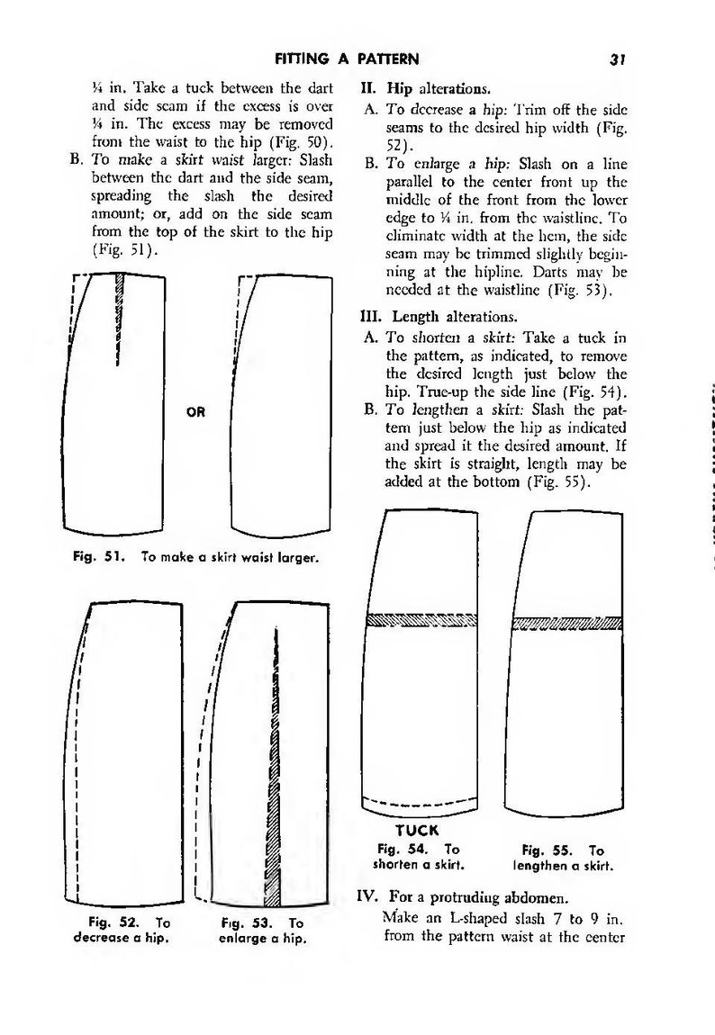 Vintage Dressmaking Book: Costume Design & Sewing Patterns (digital PDF ...
