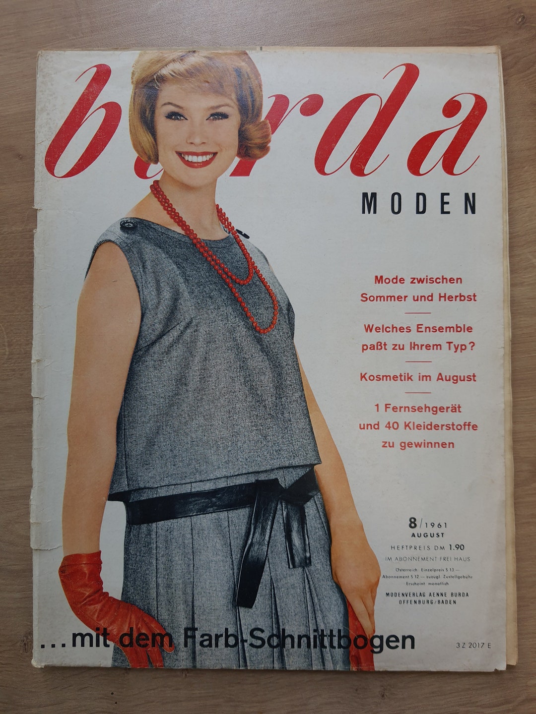 Vintage Burda Moden 8/ 1961, Burda 1960s, Vintage Sewing Patterns ...