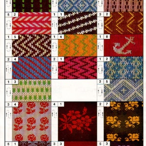 Mylars for Singer Light Scanning Machines, 100 Patterns,singer Knitting ...