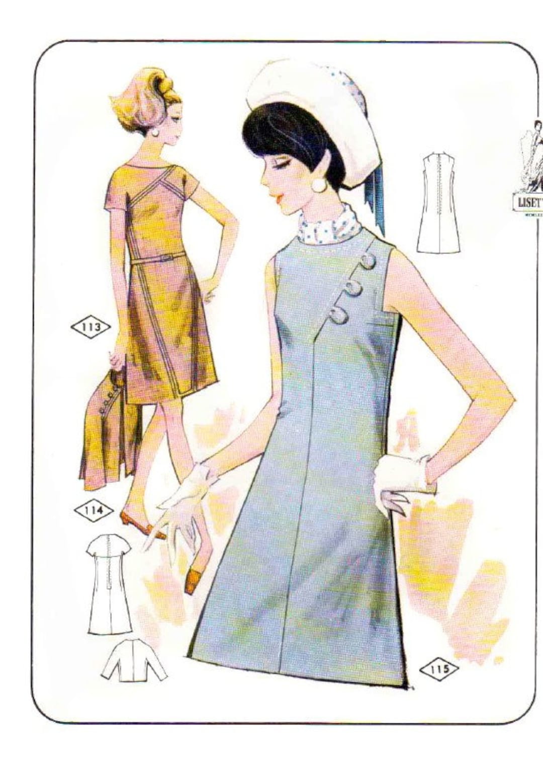 174 Vintage Sewing Patterns Retro Sewing Patterns All Sizes - Etsy