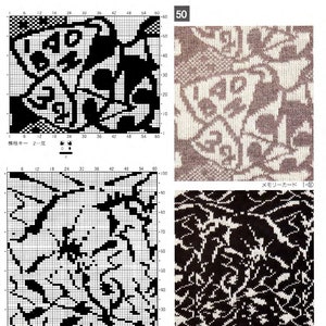 155 Patterns for Knitting Machine, Machine Knitting Book, Punchcard ...