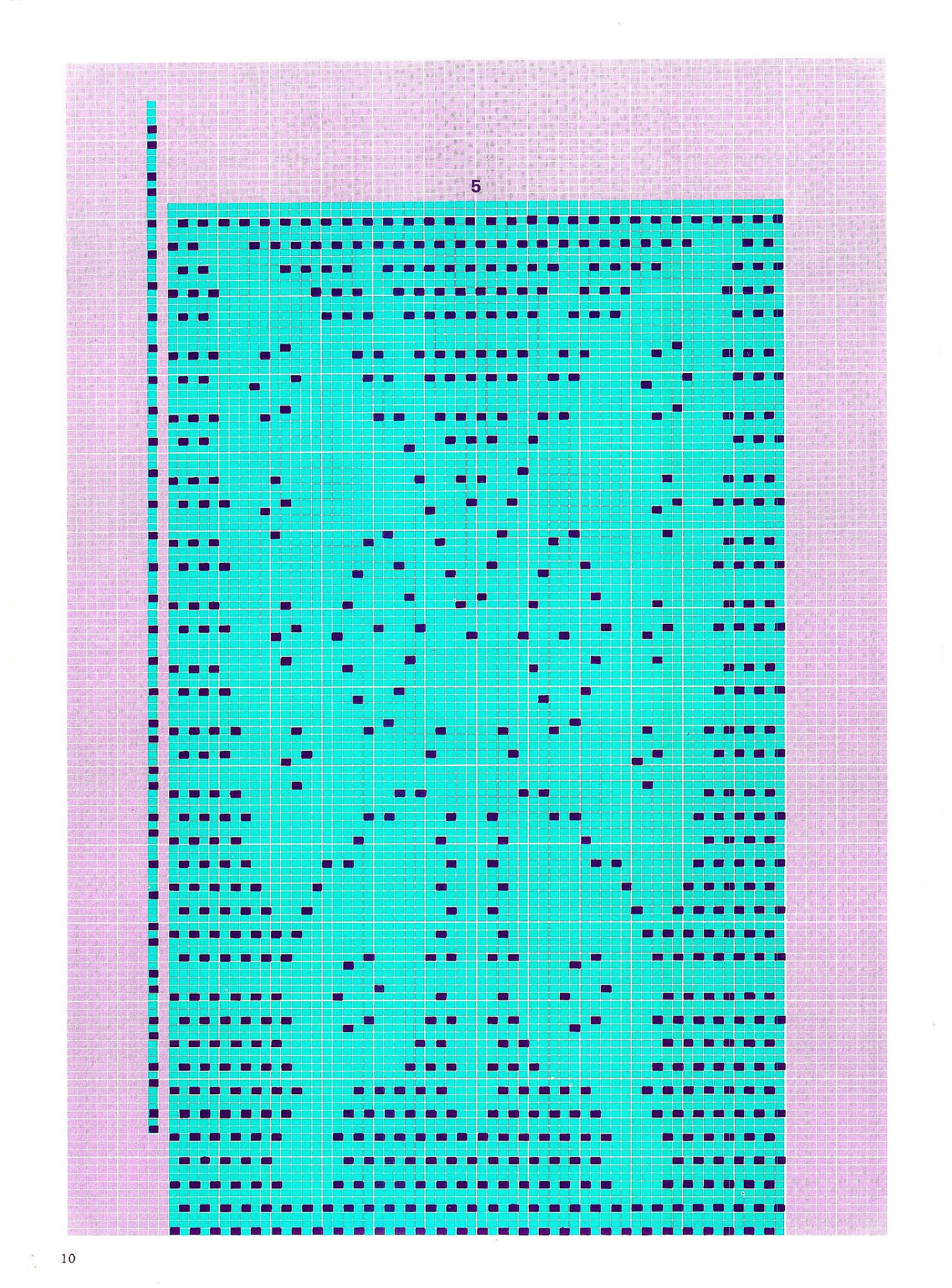 49 Lace Patterns for Knitting Machine, Machine Knitting Book, Punchcard ...