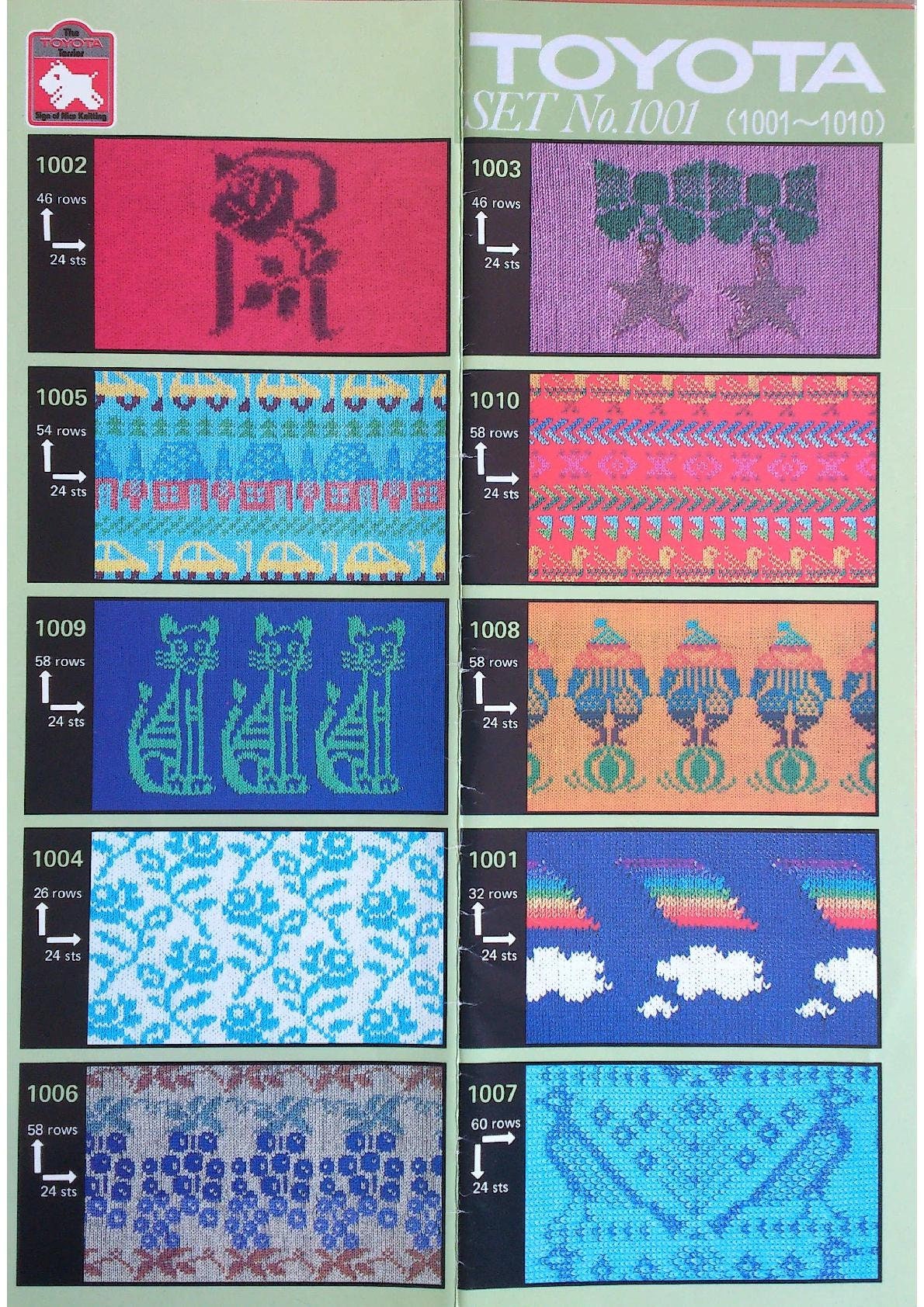 Knitting Machine Punch Card Patterns 270 Punchcard Designs Ideas