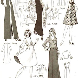 100+vintage Sewing Patterns, Retro Sewing Patterns All Sizes, 1960s ...