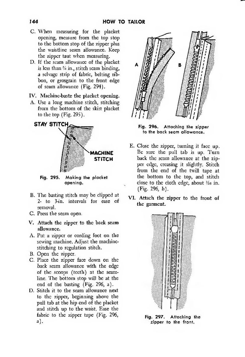 Vintage Dressmaking Book: Costume Design & Sewing Patterns (digital PDF ...