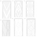 22 X LACE Punch Cards for BROTHER Knitting Machine , Punch Card ...