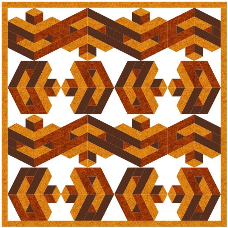 Digital Quilt Block Pattern 3d Quilt Pattern Pdf Paper - Etsy Australia