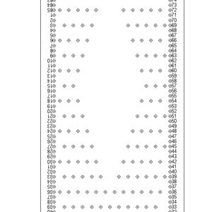 22 X LACE Punch Cards for BROTHER Knitting Machine , Punch Card ...