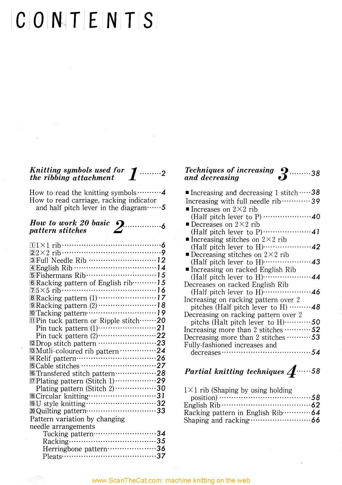 Brother Ribber Techniques , Knitting Machine Tutorial Book, Knitting ...