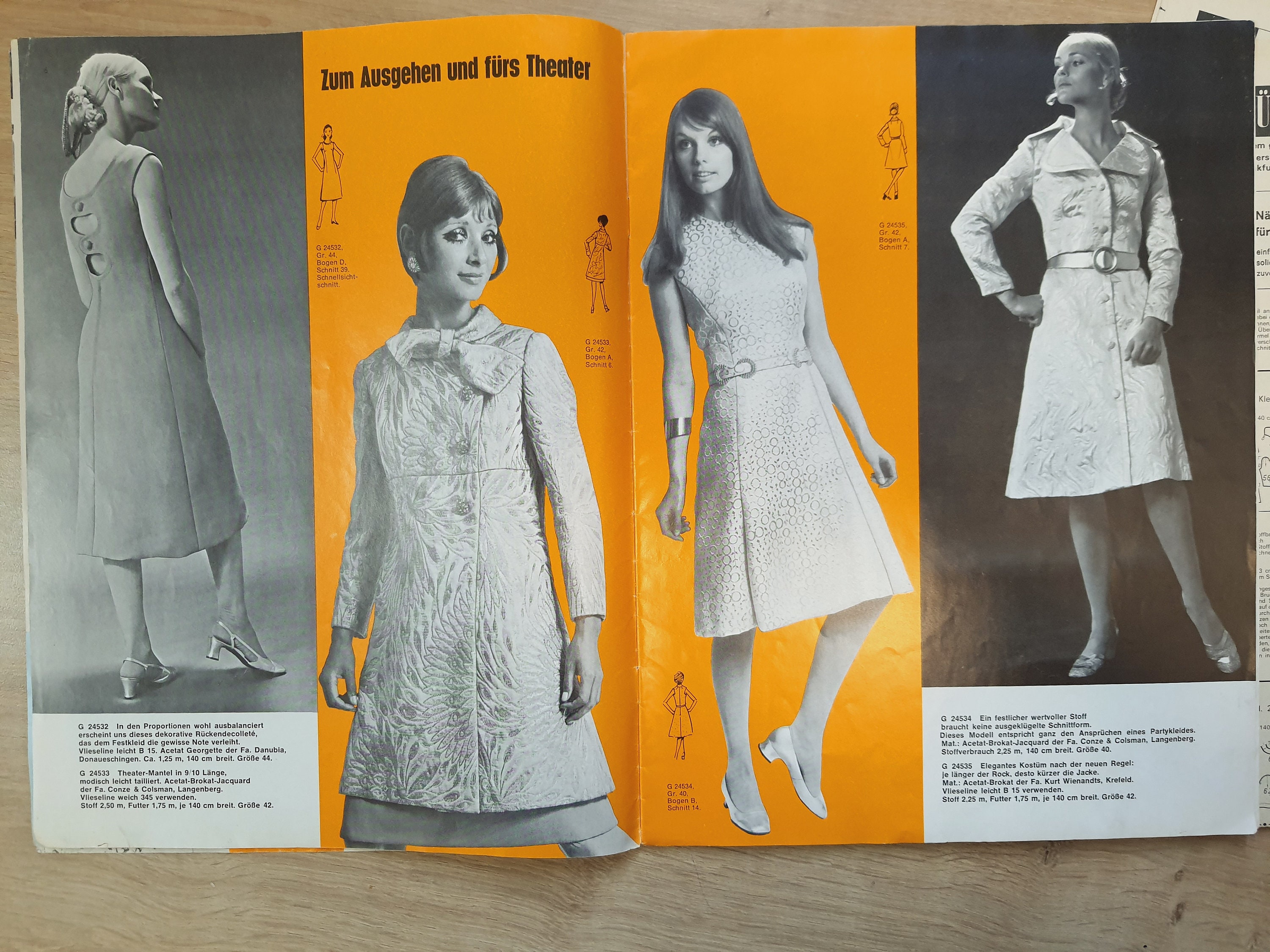 11/1970 Günther Moden ,vintage Fashion Magazine, Vintage Sewing ...