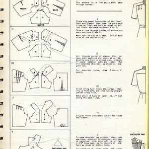 Vintage Pattern Drafting & Grading Book: Women's Garment Design (PDF Download) - Etsy