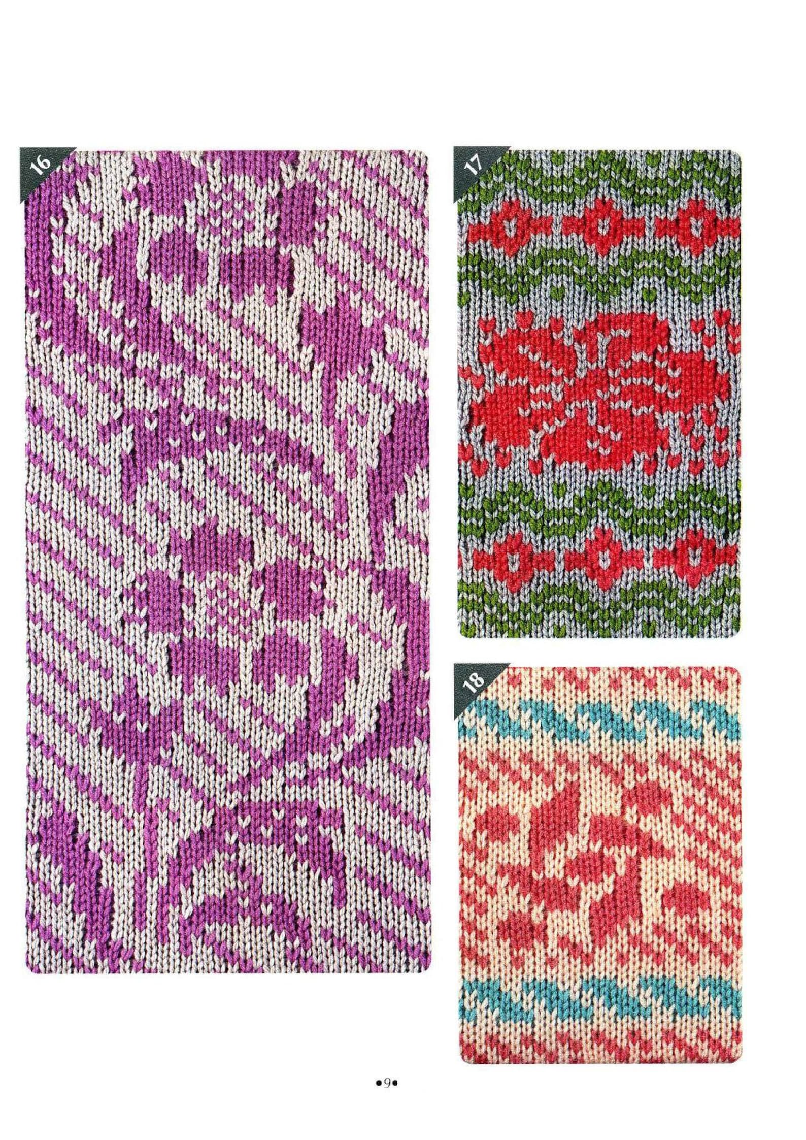 Knitting Machine Patterns: 288 Punchcard Stitches (PDF Download) - Etsy