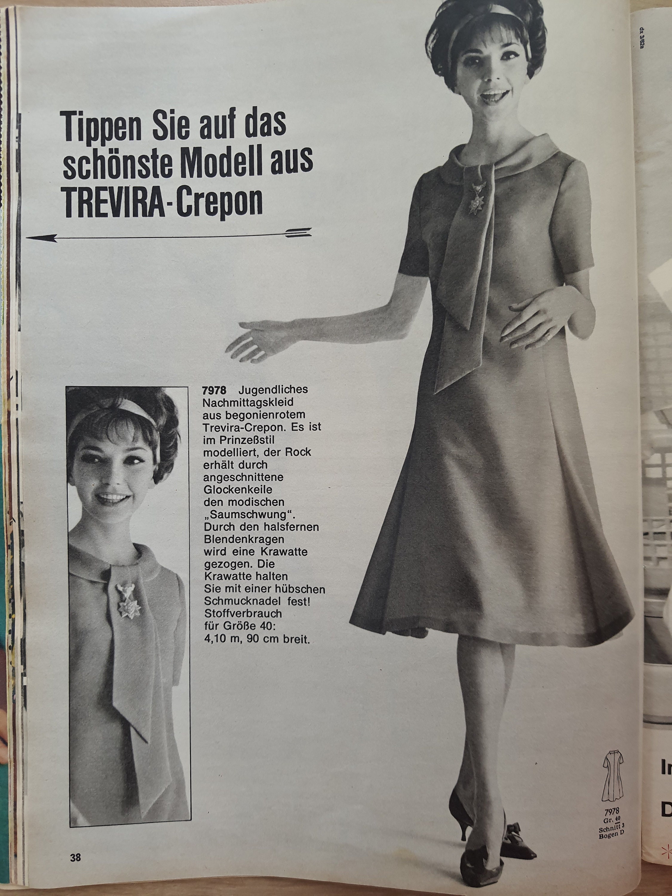 5/1962 Burda Moden , Burda 1960s, Vintage Sewing Patterns, Vintage Burda Fashion, 1960s Sewing ...