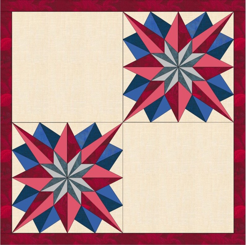 Digital Quilt Block Patterns Quilt Patterns PDF Paper Pieced Quilt ...