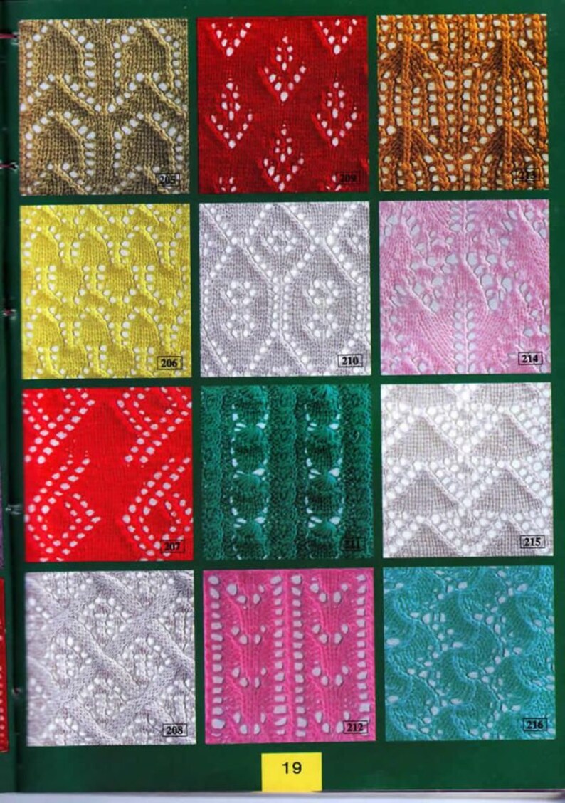 Knitting Patterns Guide: 1000+ Knit Stitch Designs (PDF Download) - Etsy