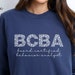 Comfort Colors® Behavior Analyst Sweatshirt, BCBA Graduation Gift, Bcba ...