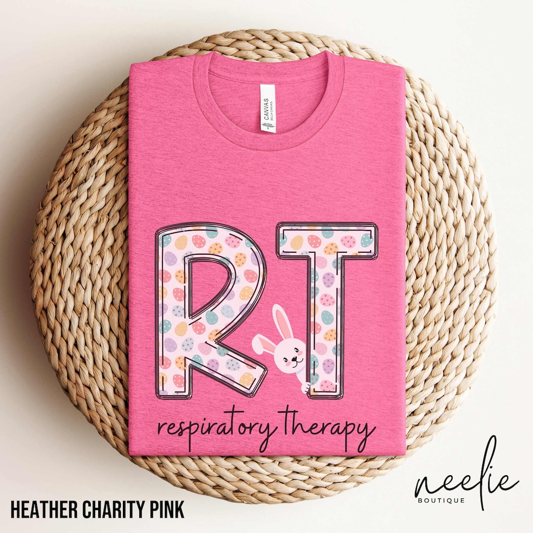 Respiratory Therapy Easter T-shirt, RT Respiratory Therapist Doodle ...