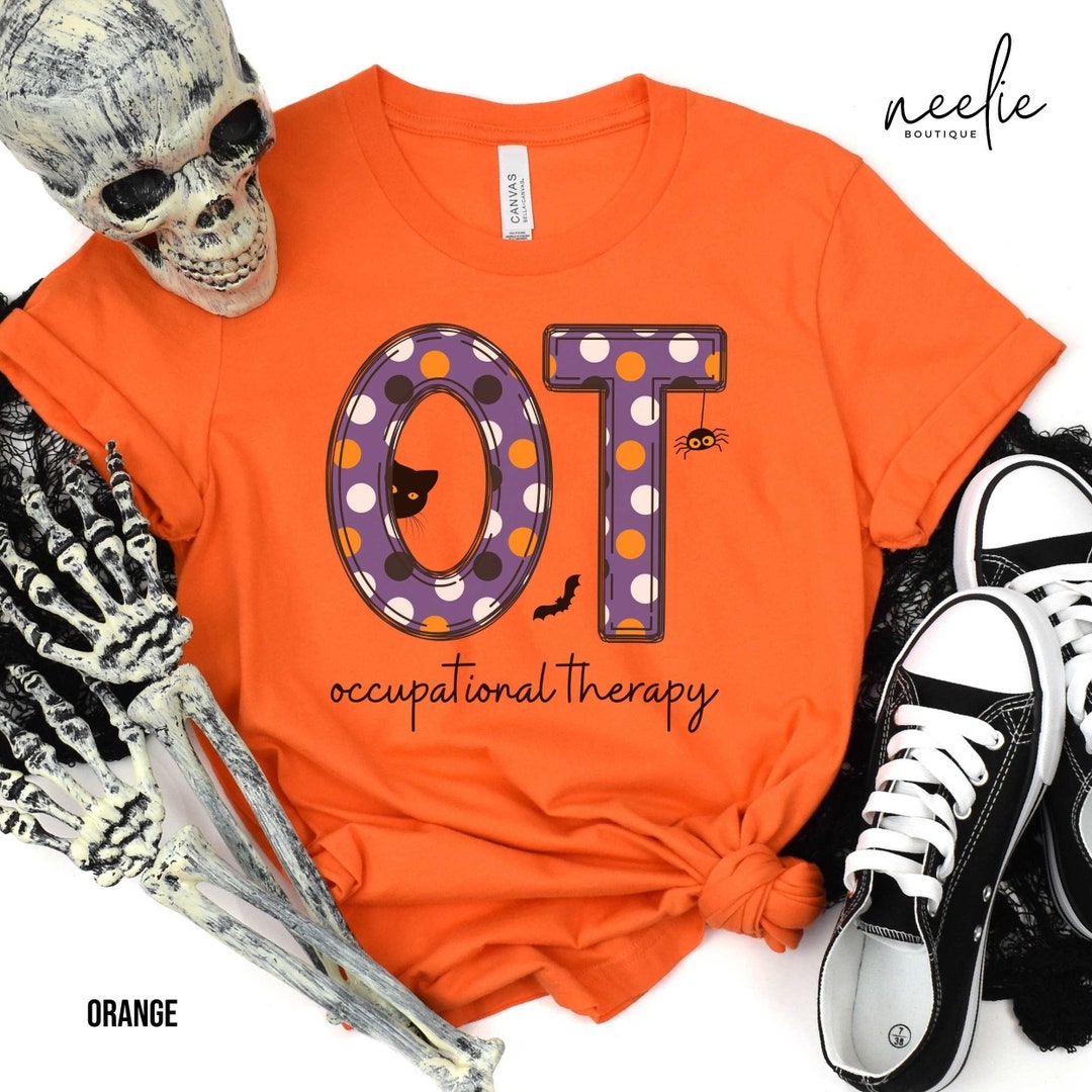 OT Occupational Therapy Halloween Shirt, Occupational Therapist ...