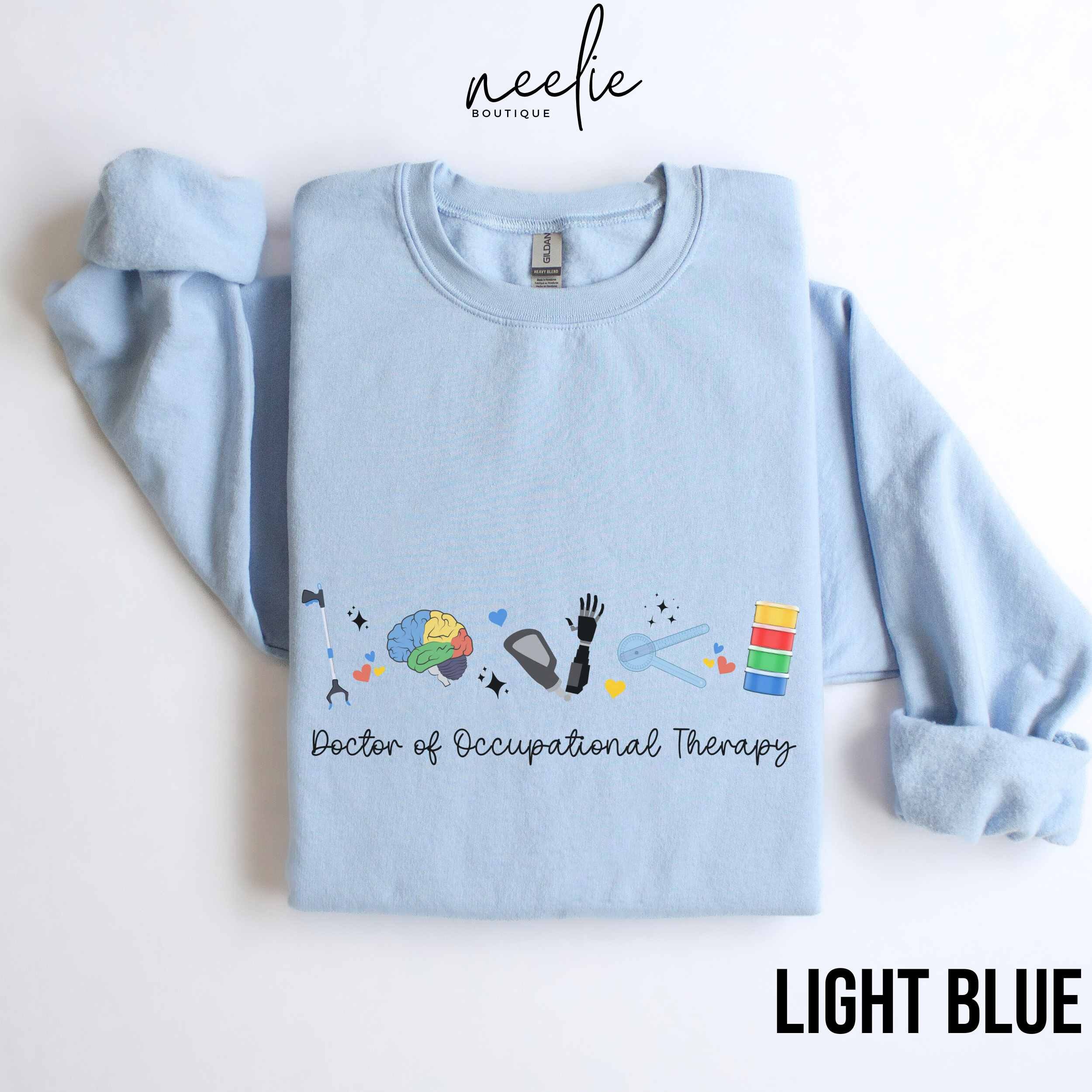 OTD Doctor of Occupational Therapy Sweatshirt With OT Tools ...