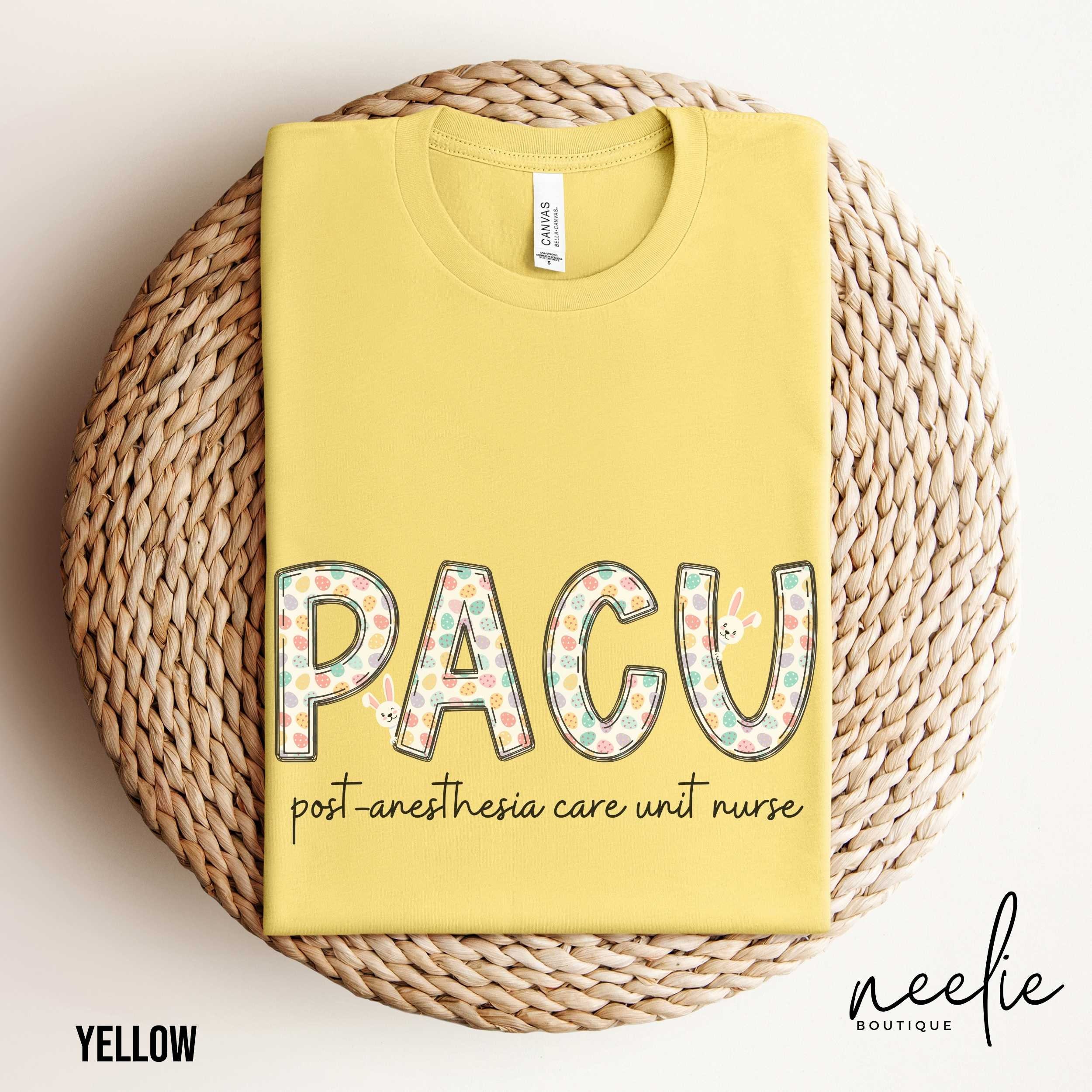 PACU Nurse Easter T-shirt Post-anesthesia Care Unit Easter Eggs and ...