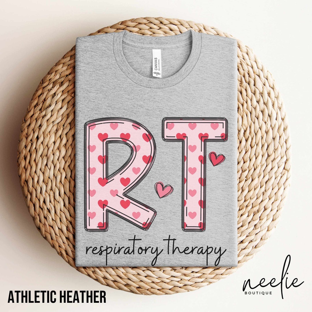 Respiratory Therapy Valentines Day T-shirt, RT Respiratory Therapist ...