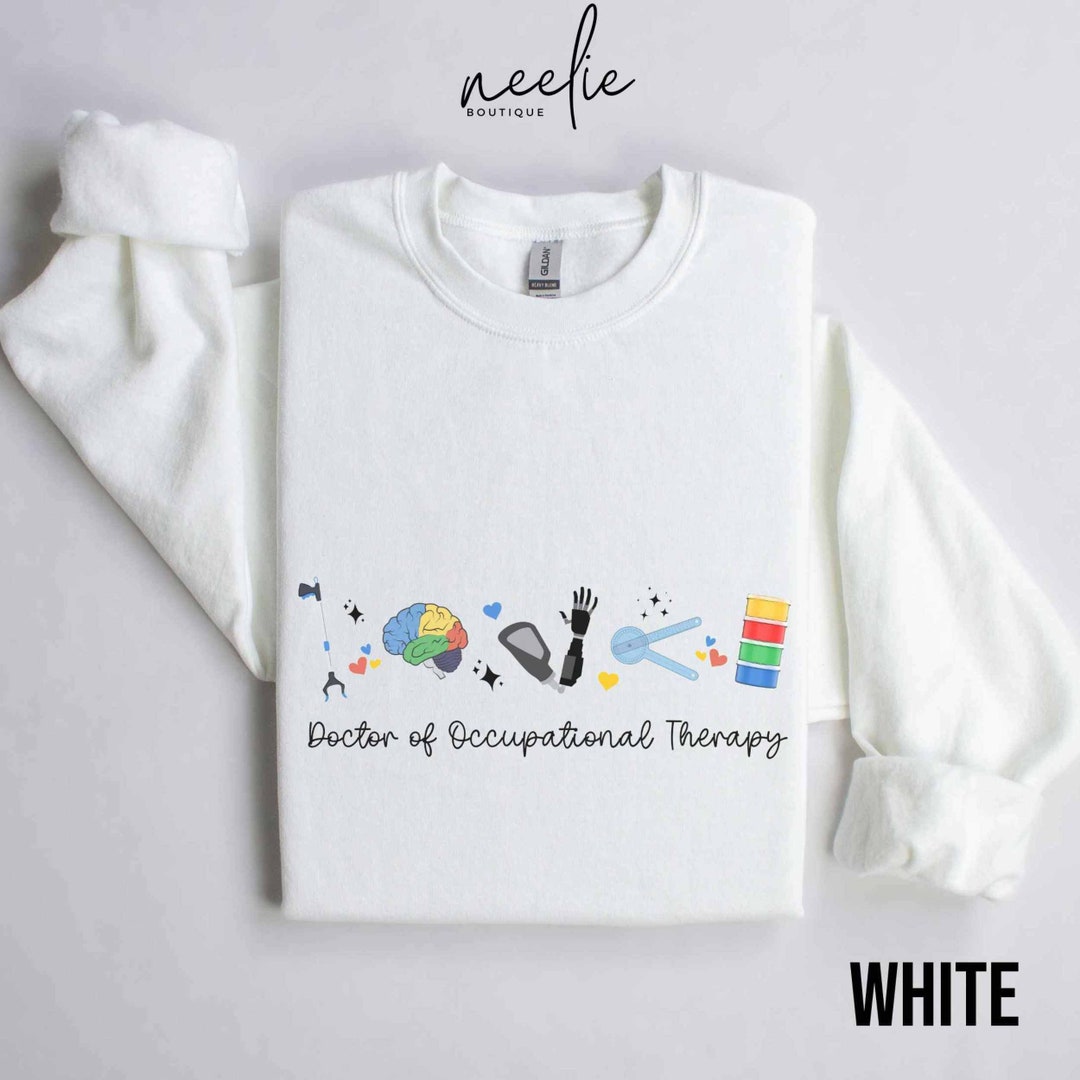 OTD Doctor of Occupational Therapy Sweatshirt With OT Tools ...