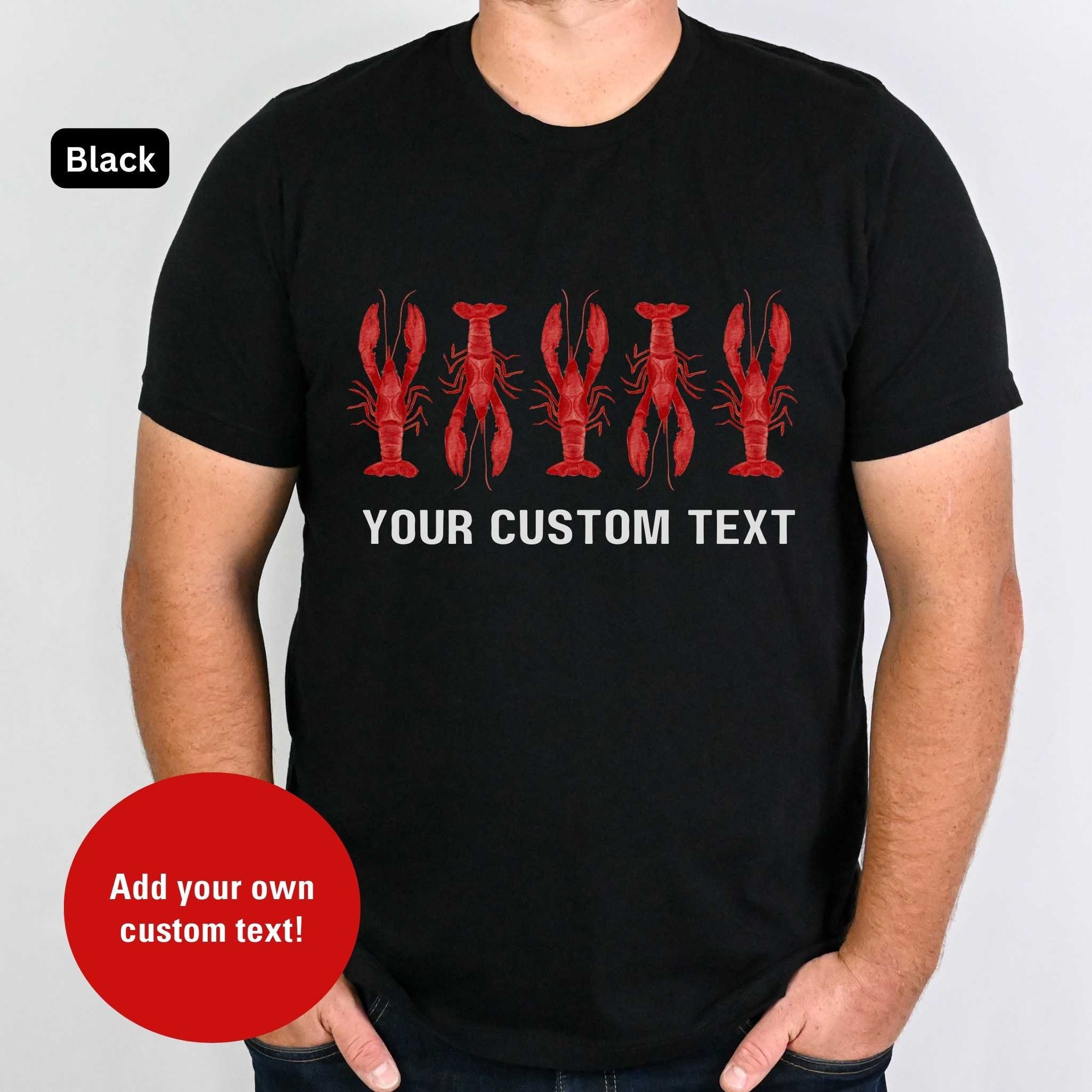 Crawfish Shirt Custom Personalized Crawfish Boil T-shirt, Crawfish Cook ...