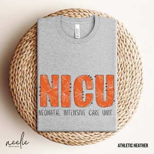 NICU Nurse Halloween Shirt, Neonatal Intensive Care Unit Nurse Spider ...