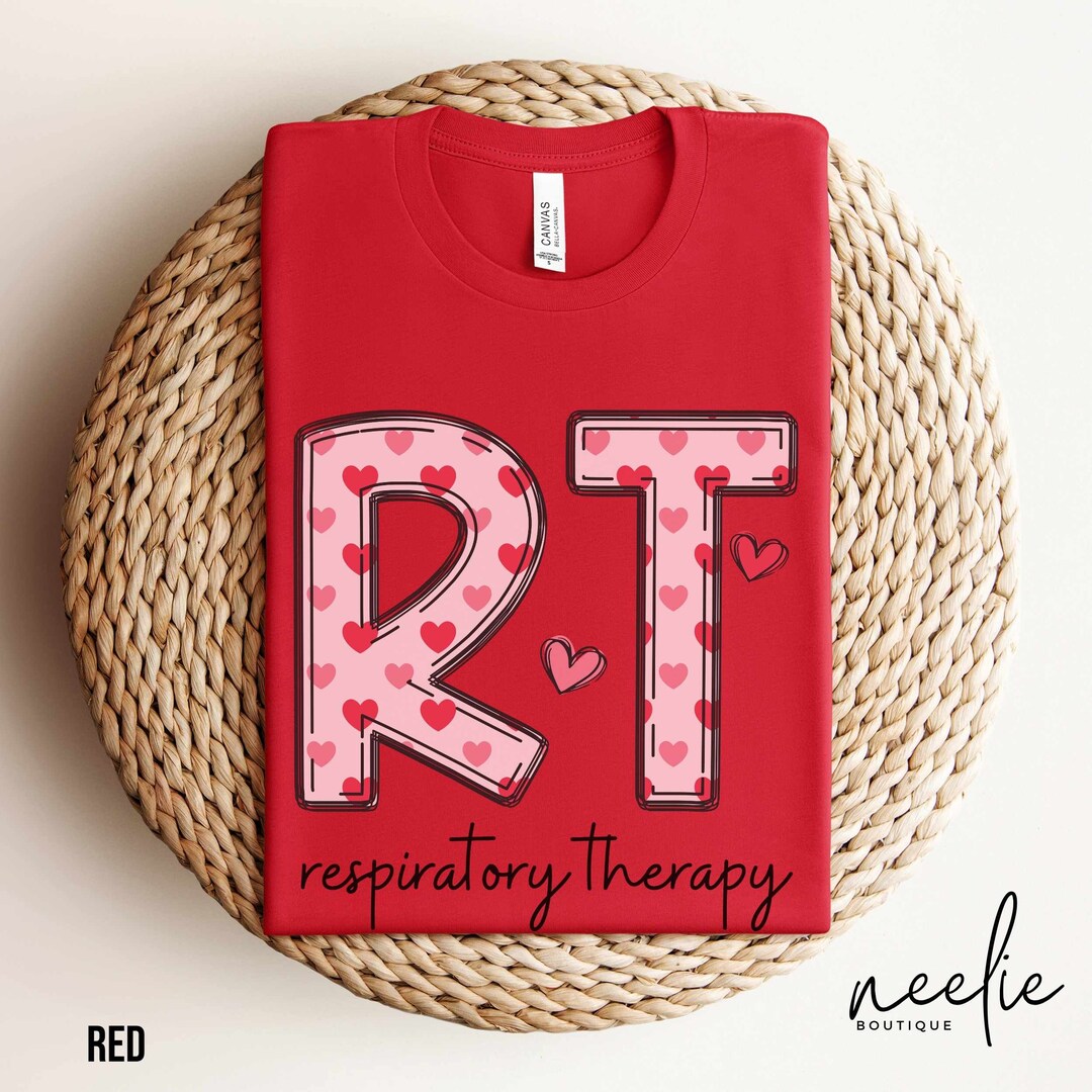Respiratory Therapy Valentines Day T-shirt, RT Respiratory Therapist ...