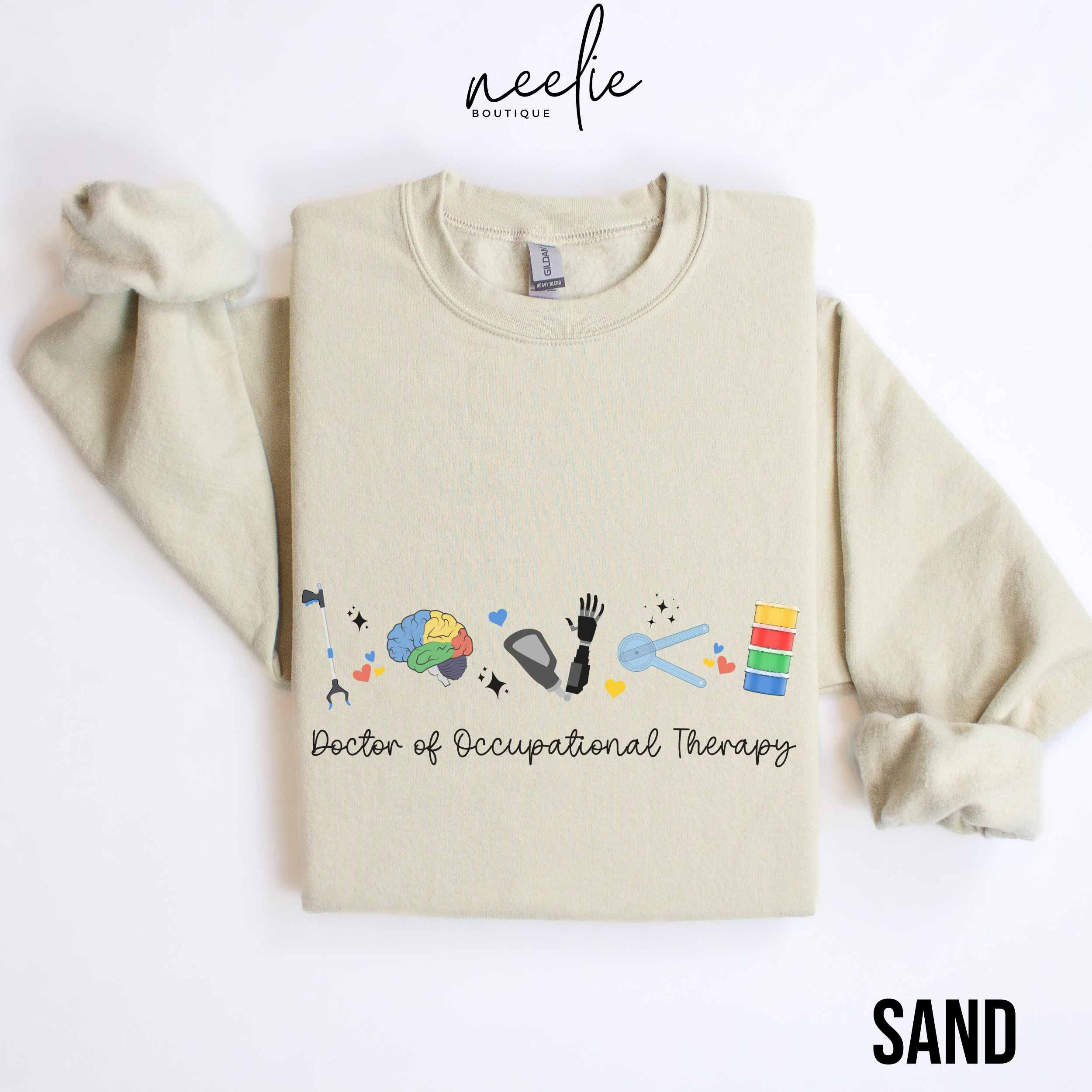 OTD Doctor of Occupational Therapy Sweatshirt With OT Tools ...