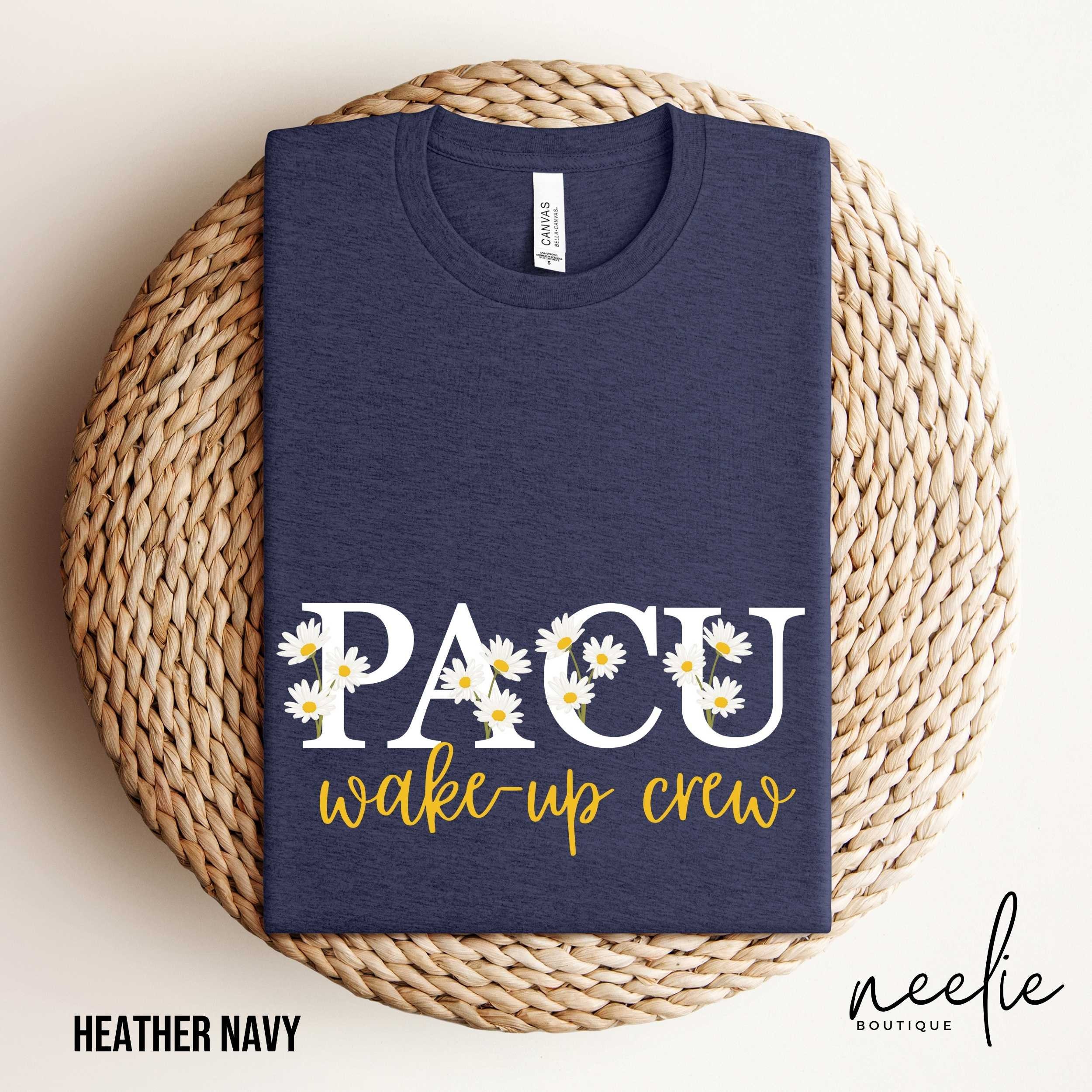 PACU Nurse Shirt PACU Wake-up Crew Daisies Post-anesthesia Care Unit ...