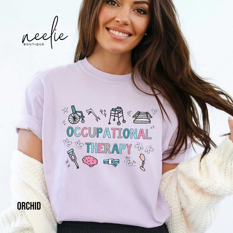 Occupational Therapy Comfort Colors Shirt OTD OTA Occupational ...