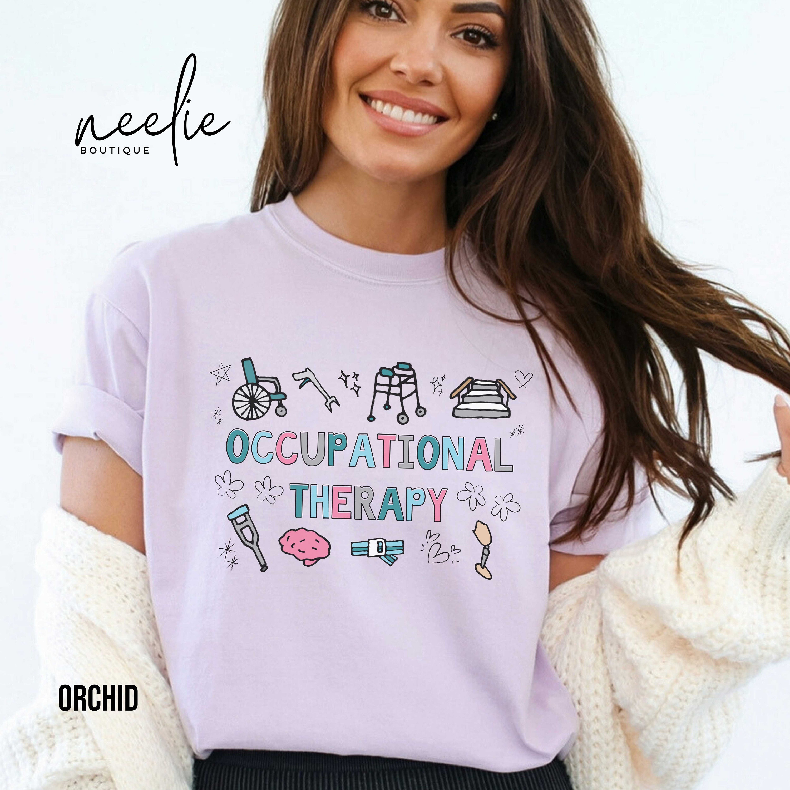 Occupational Therapy Comfort Colors Shirt OTD OTA Occupational ...