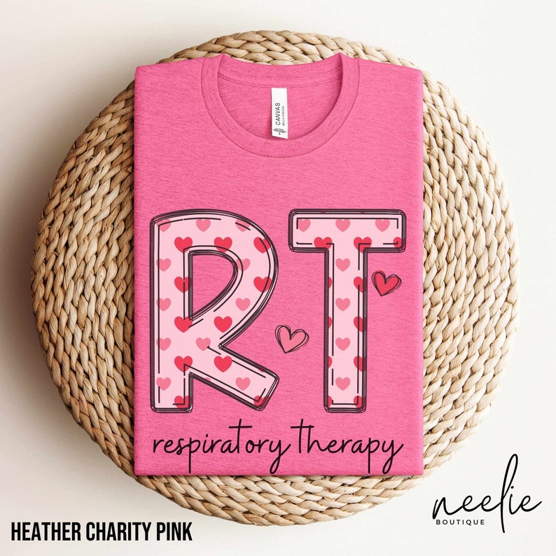 Respiratory Therapy Valentines Day T-shirt, RT Respiratory Therapist ...