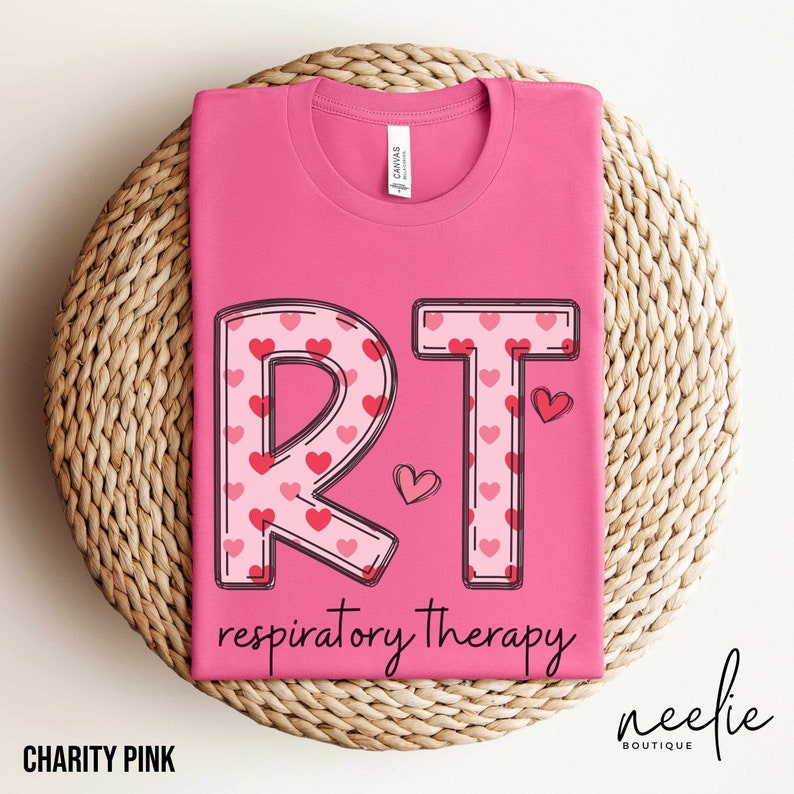 Respiratory Therapy Valentines Day T-shirt, RT Respiratory Therapist ...
