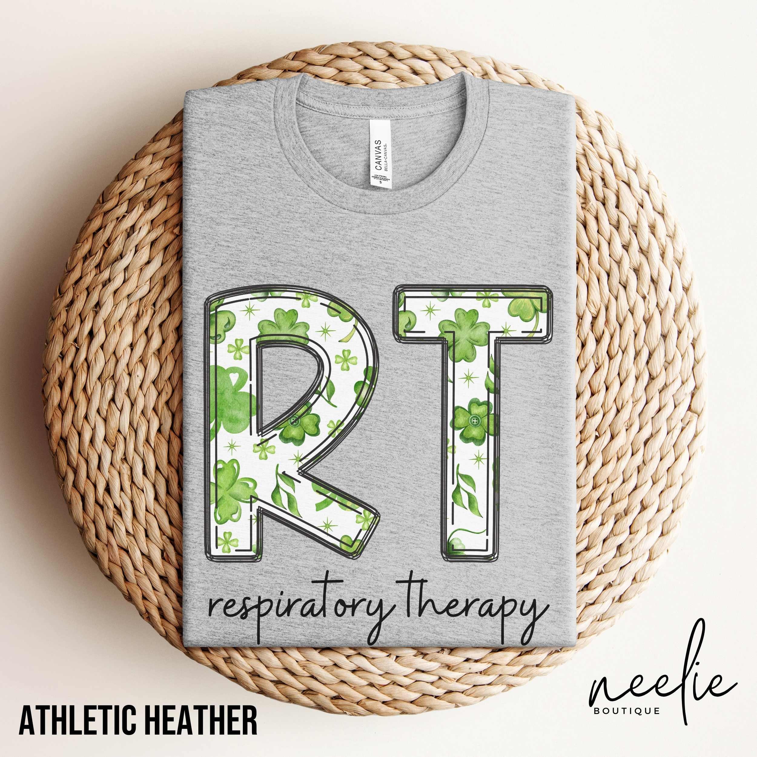 Respiratory Therapy St. Patrick's Day T-shirt, RT Respiratory Therapist ...