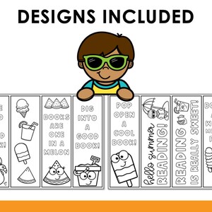 End of Year Summer Bookmarks, Printable Summer Bookmarks, Bookmarks for ...